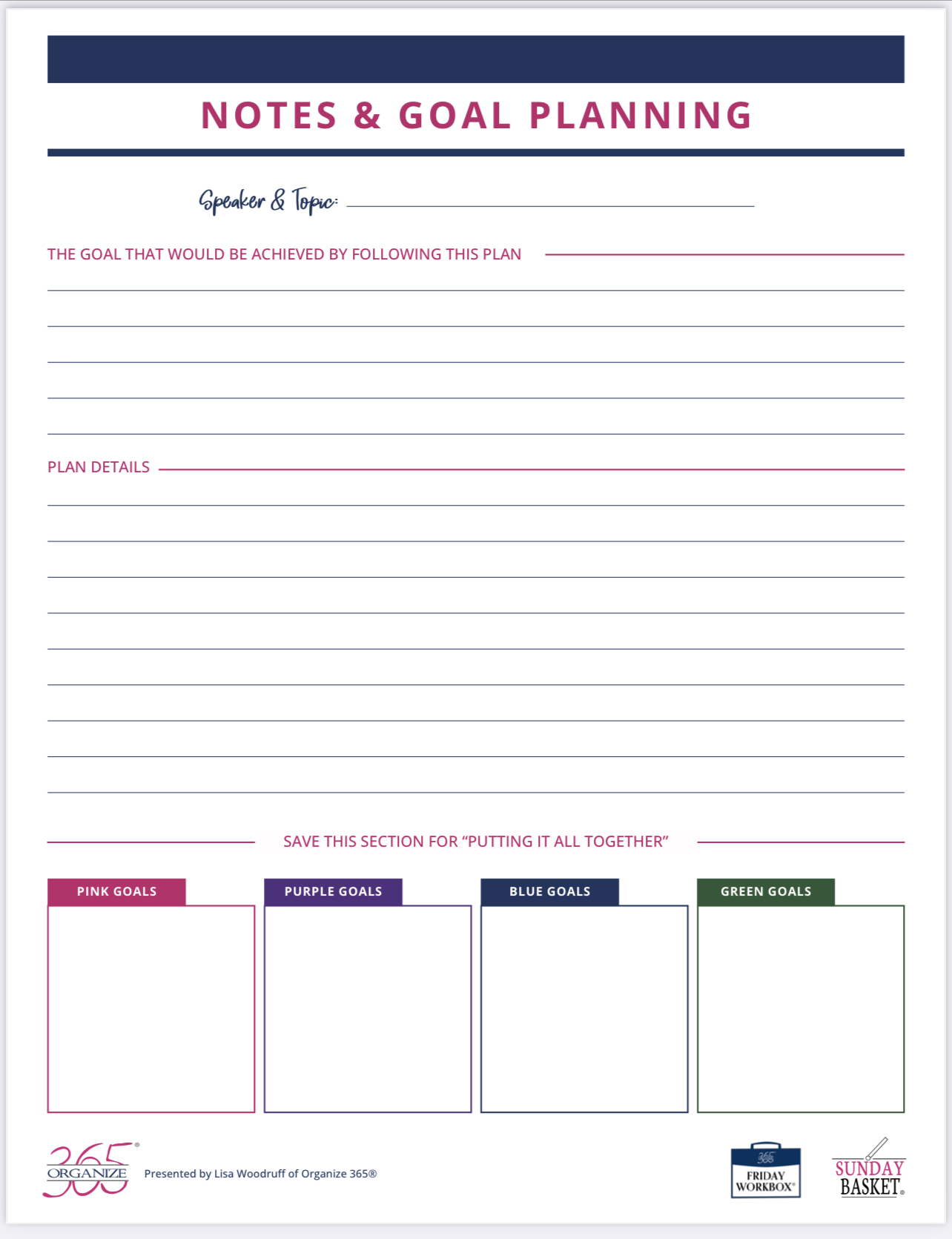 Organize 365 - Ultimate Bundles - Notes & Goals Planning Download Request